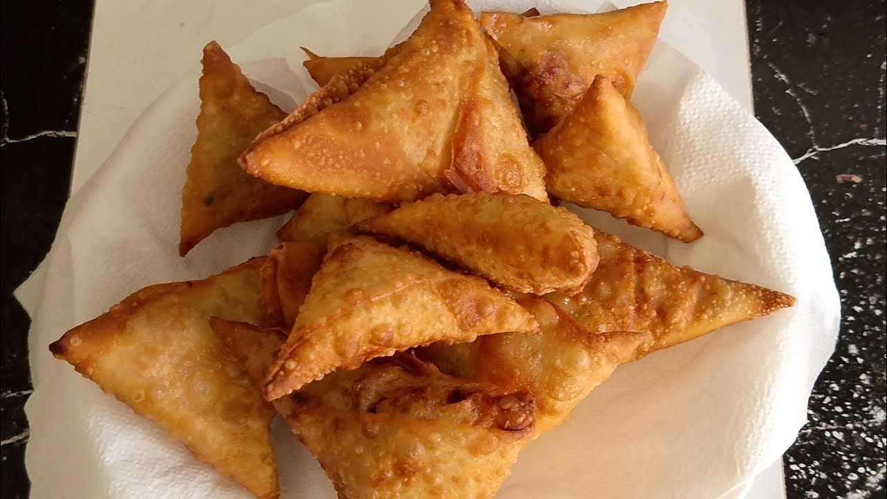 How to make samosas at home From Scratch// step by step samosa recipe ...