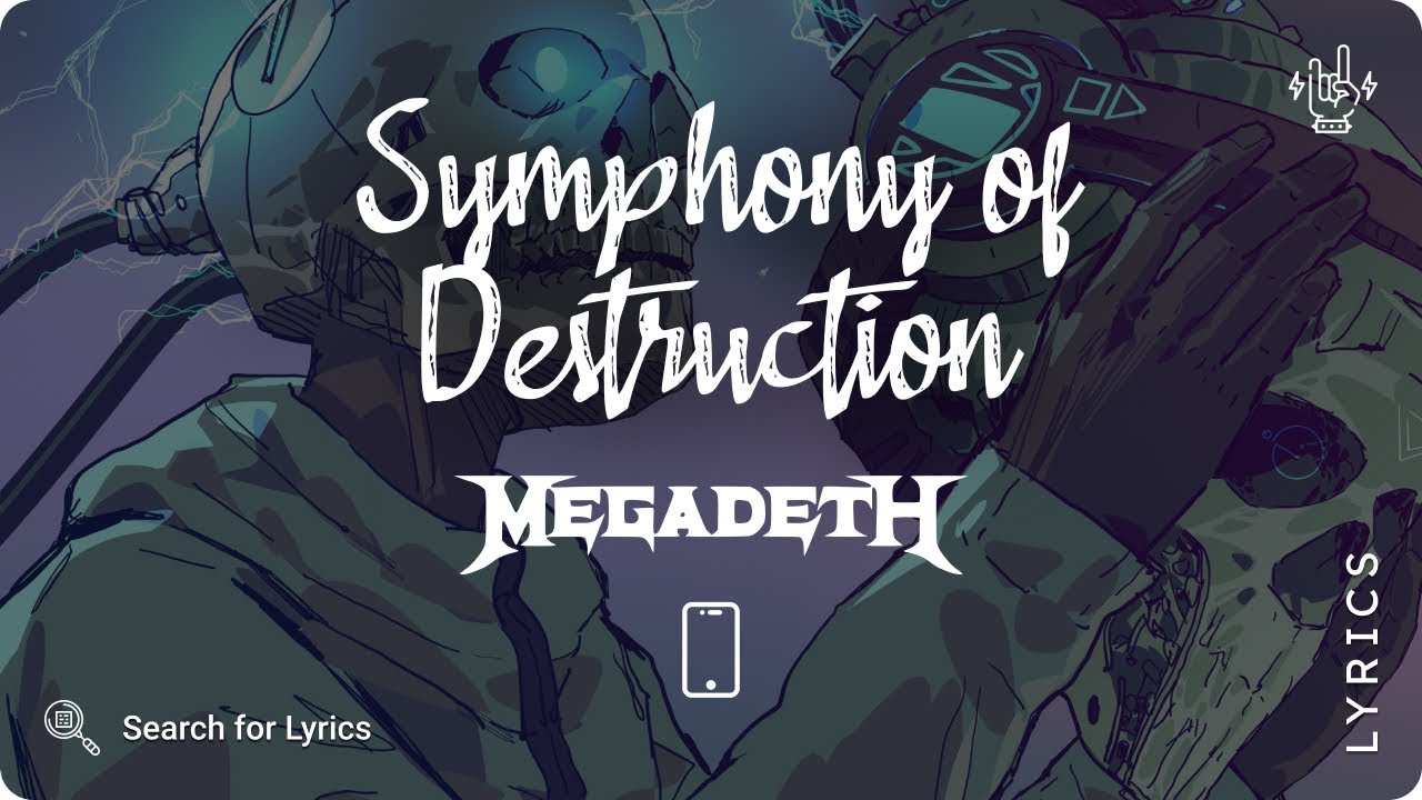 Megadeth - Symphony of Destruction (Lyrics video for Mobile) - YouTube