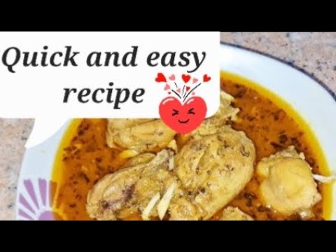 Quick & tasty chicken Recipe | Restaurant style chicken Sorba - YouTube