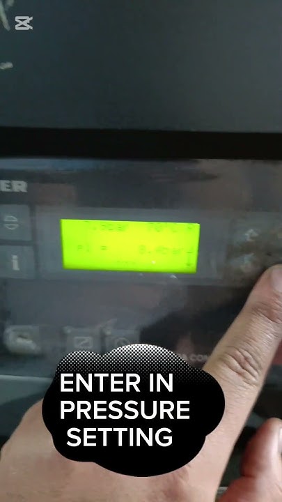 HOW TO RESET/INSERT PASSWORD AND RESET PRESSURE SETTING ON KAESER SIGMA CONTROL. - YouTube