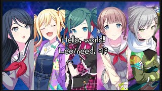 Hello,world! 歌詞 Leo/need ふりがな付 - うたてん
