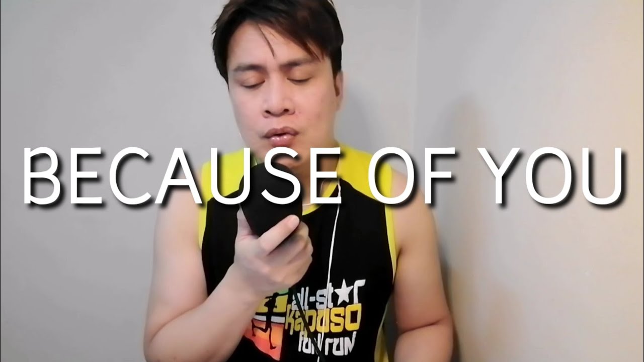 BECAUSE OF YOU by Kelly Clarkson (Cover Song by Lance Infante) - YouTube