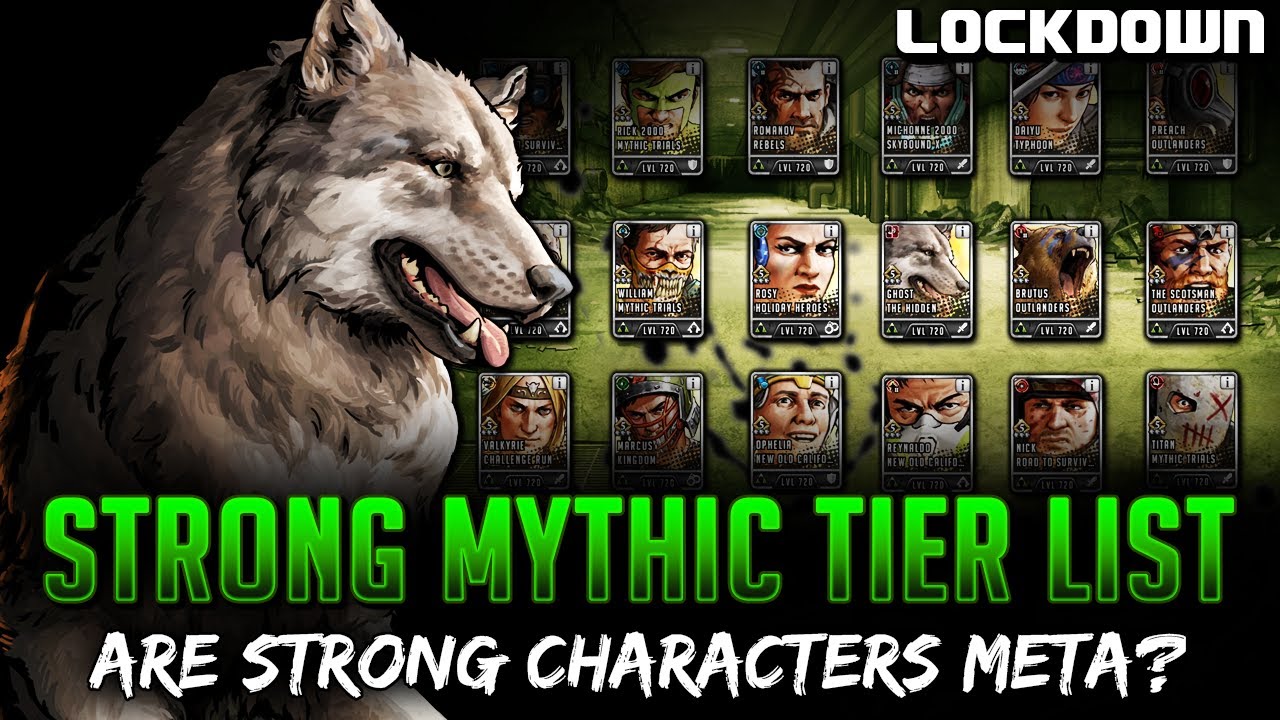 TWD RTS: Strong Mythic Tier List! Are Strong Characters Meta? The ...