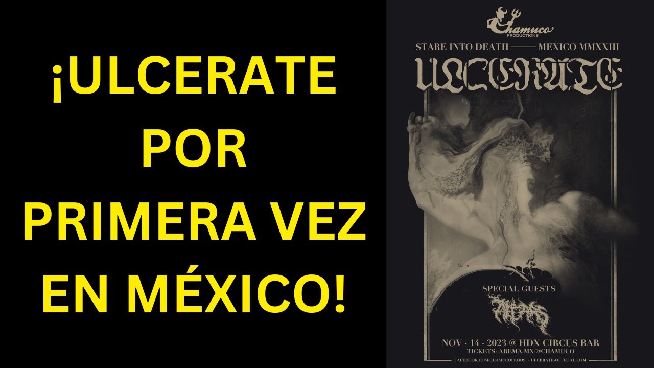 ULCERATE LLEGARÁ A MÉXICO POR PRIMERA VEZ!!! OPINIÓN - YouTube