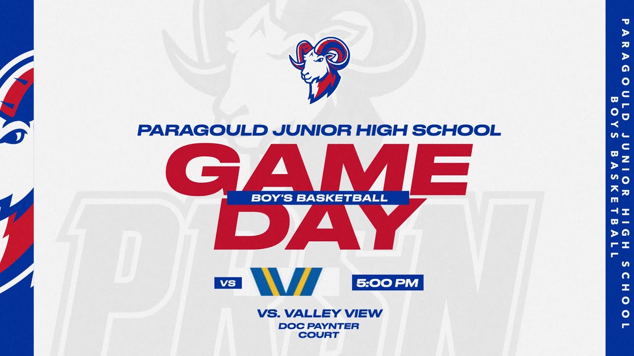 BOYS BASKETBALL - Jr. Rams vs. Valley View Blazers - YouTube