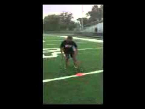 Clay Mack DB Skills Training (movement efficiency) - YouTube