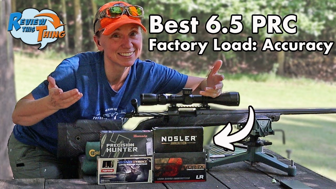 Ultimate 6.5 PRC Hunting Load Test: Accuracy Results Revealed - YouTube