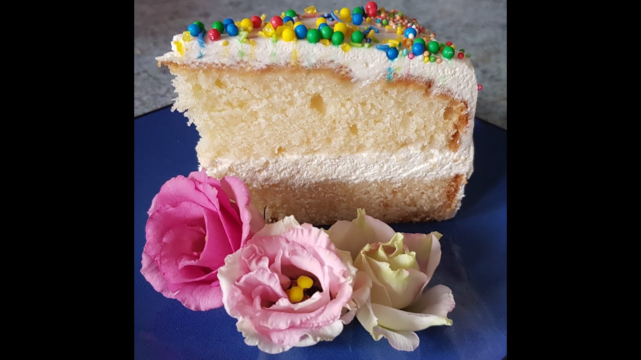 WHITE SOFT SPONGE CAKE... - YouTube