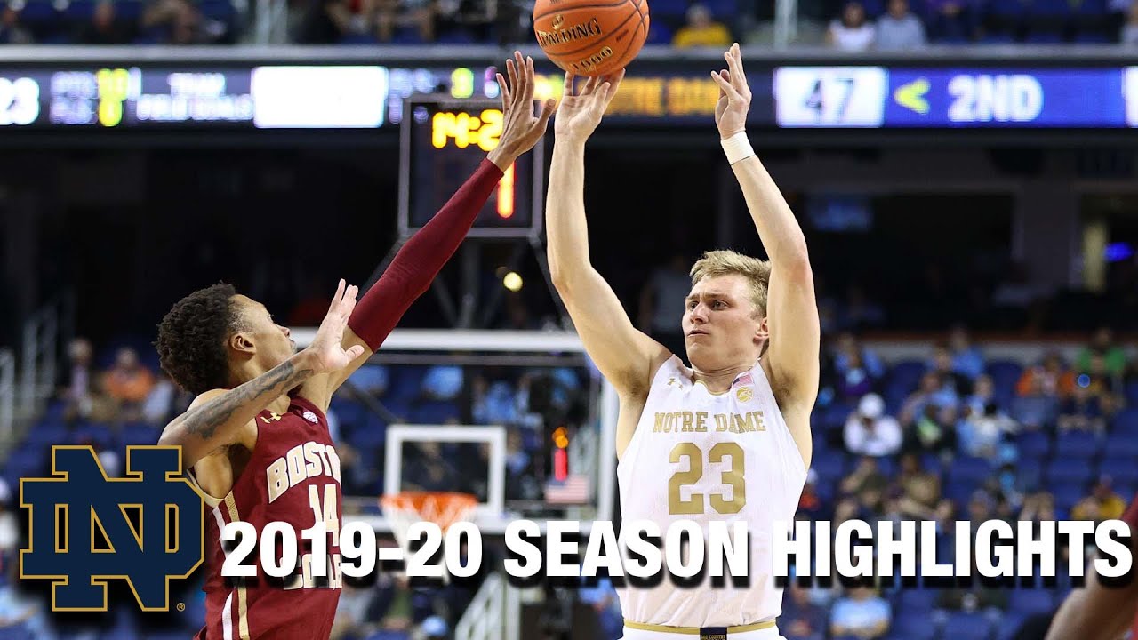 Dane Goodwin 2019-20 Season Highlights | Notre Dame Guard - YouTube