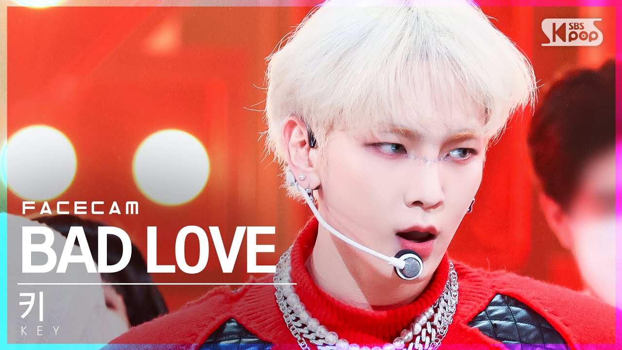 [페이스캠4K] 키 'BAD LOVE' (KEY FaceCam)│@SBS Inkigayo_2021.10.03. - YouTube