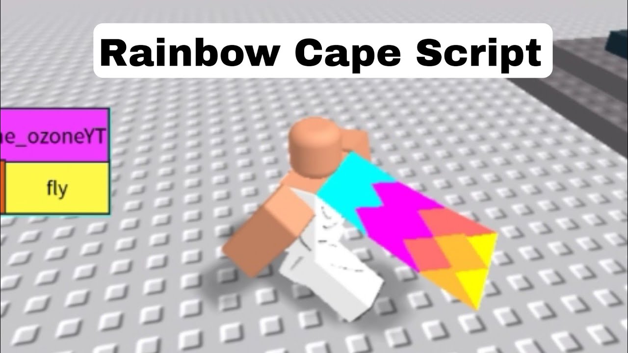 New Rainbow Cape 🌈 Script | arceus x roblox scripts - YouTube