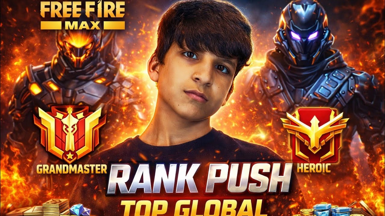 RANK PUSH CHALLENGE 🤯 | FREE FIRE MAX | GAMING | PIYUSH JOSHI GAMING ️ ...
