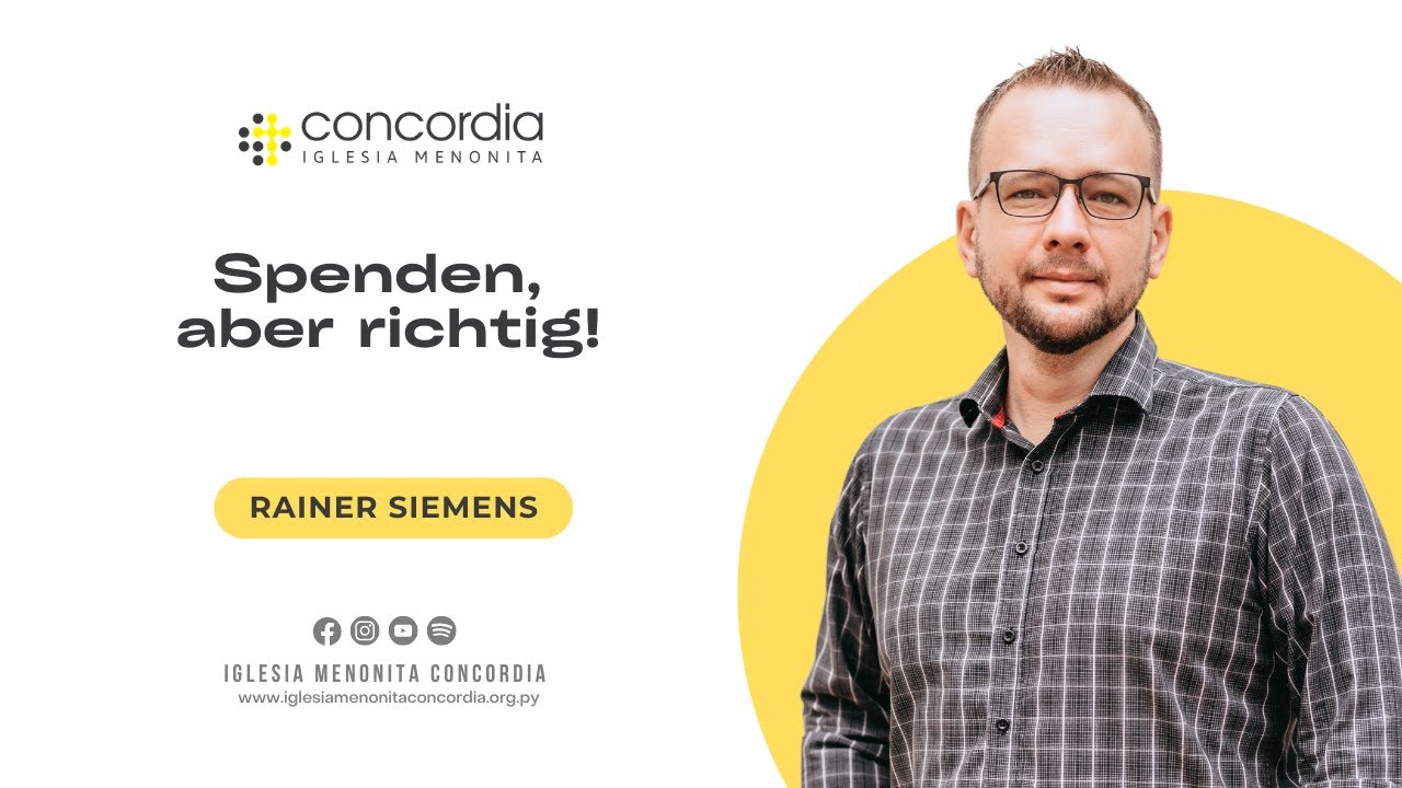 Spenden, aber richtig! - Rainer Siemens - YouTube