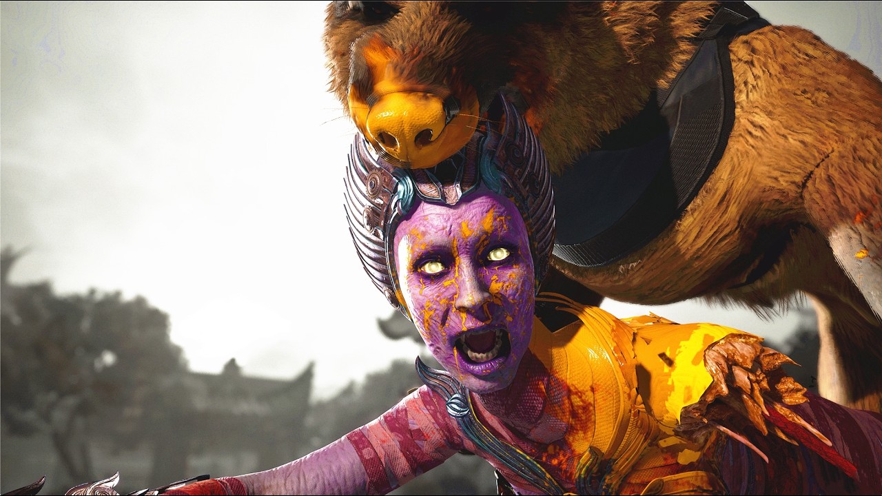 Mortal Kombat 1 All Animalities on Nitara Kalima - YouTube