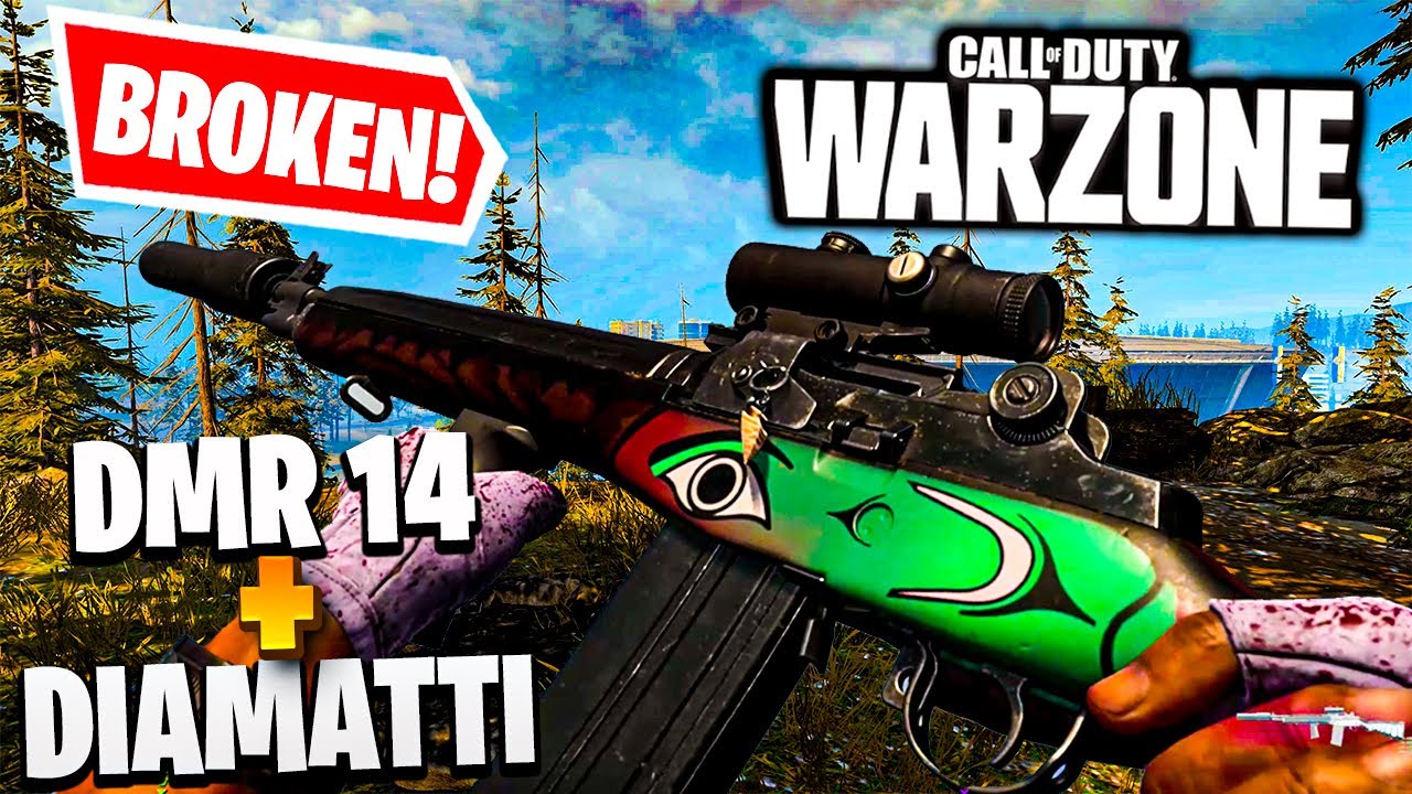*NEW* DMR 14 + DIAMATTI'S STILL BROKEN META AFTER NERF! (WARZONE) - YouTube