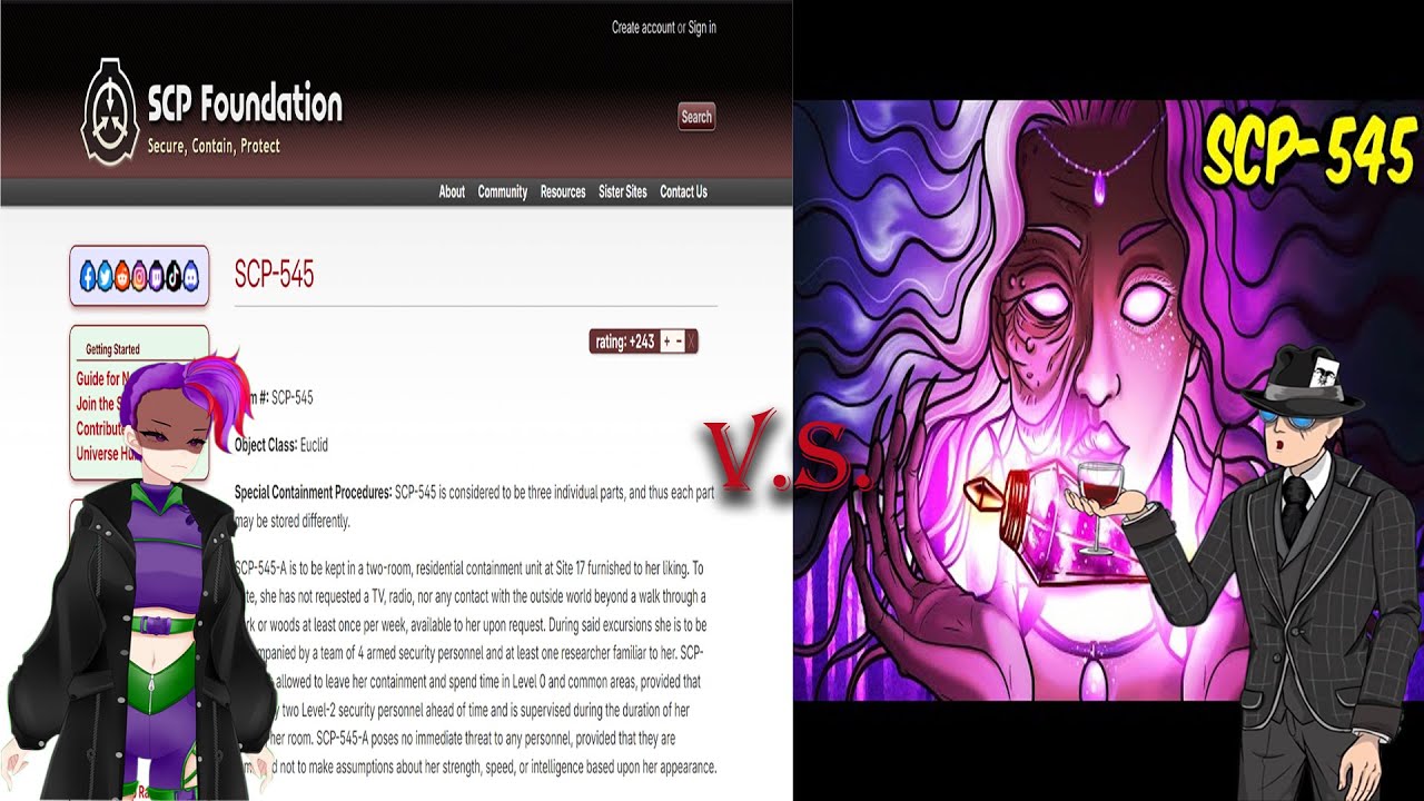 SCP-545 V.S. Professor Luscius - YouTube