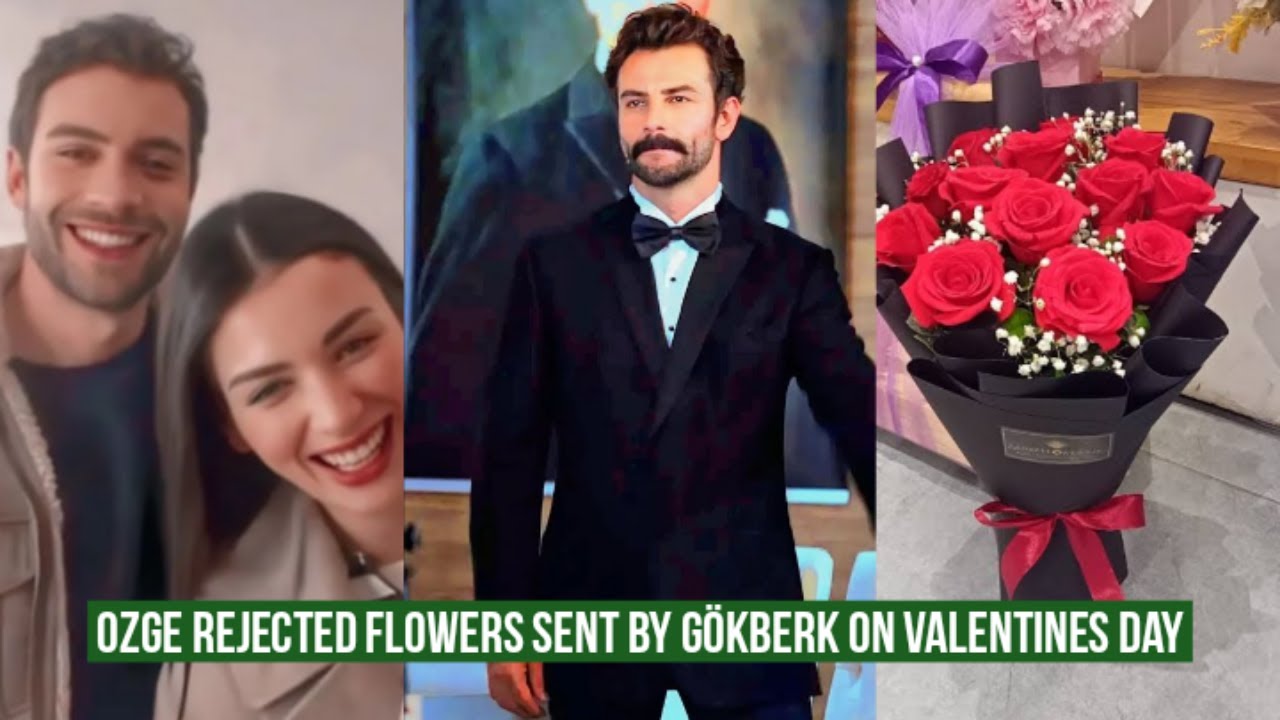 Özge yagiz Rejected Flowers Sent By Gökberk demirci - YouTube
