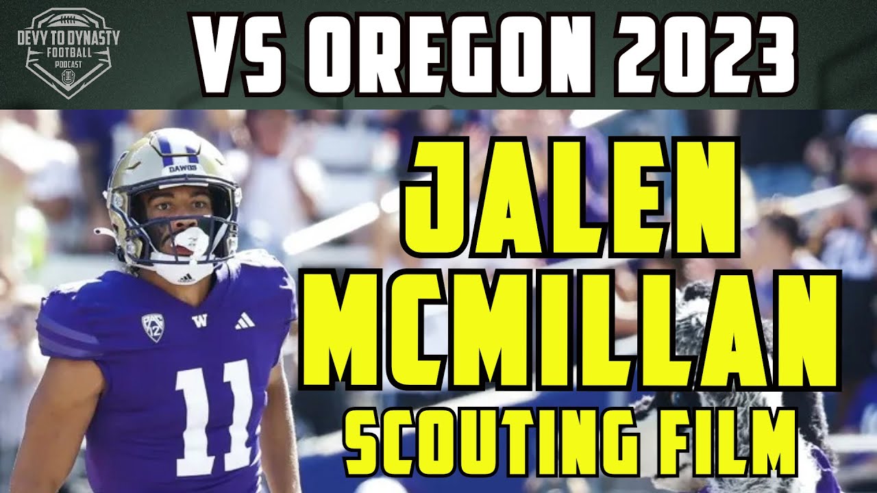 Jalen McMillan Highlights vs Oregon | 2024 NFL Draft Prospect - YouTube