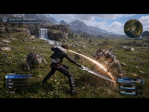 Final Fantasy VIII Remake - Gameplay Showcase