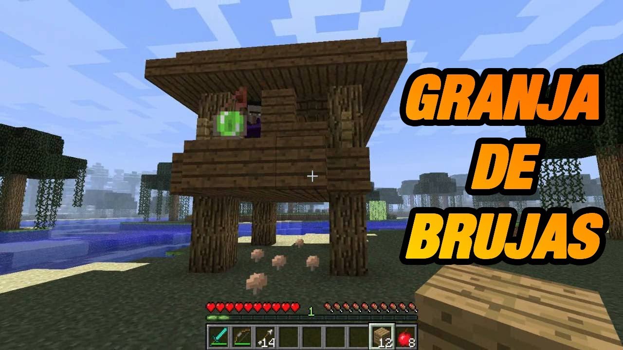 Como Hacer Una Granja De Brujas | Minecraft 1.14.4 - YouTube