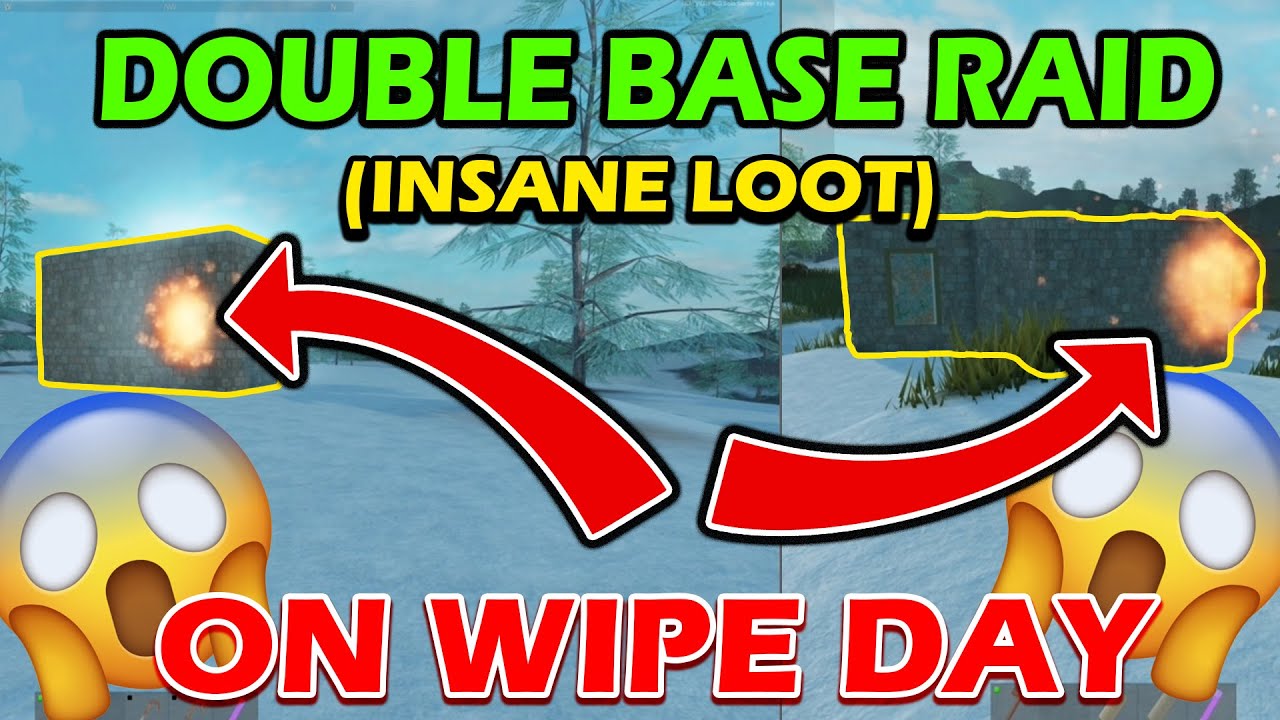 DOUBLE BASE RAID on TRIDENT SURVIVAL V4 [ROBLOX RUST] - YouTube