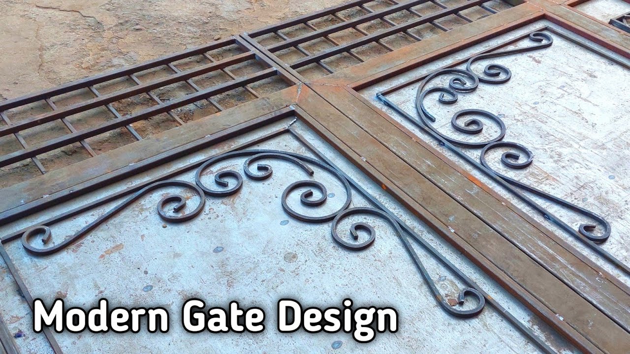 Iron Gate Design // Modern Gate Making - YouTube