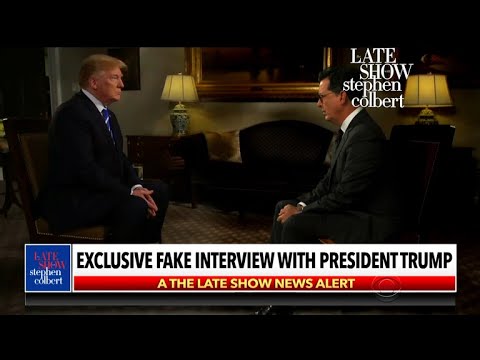 Trump Gets Real In This Fake Interview With Stephen