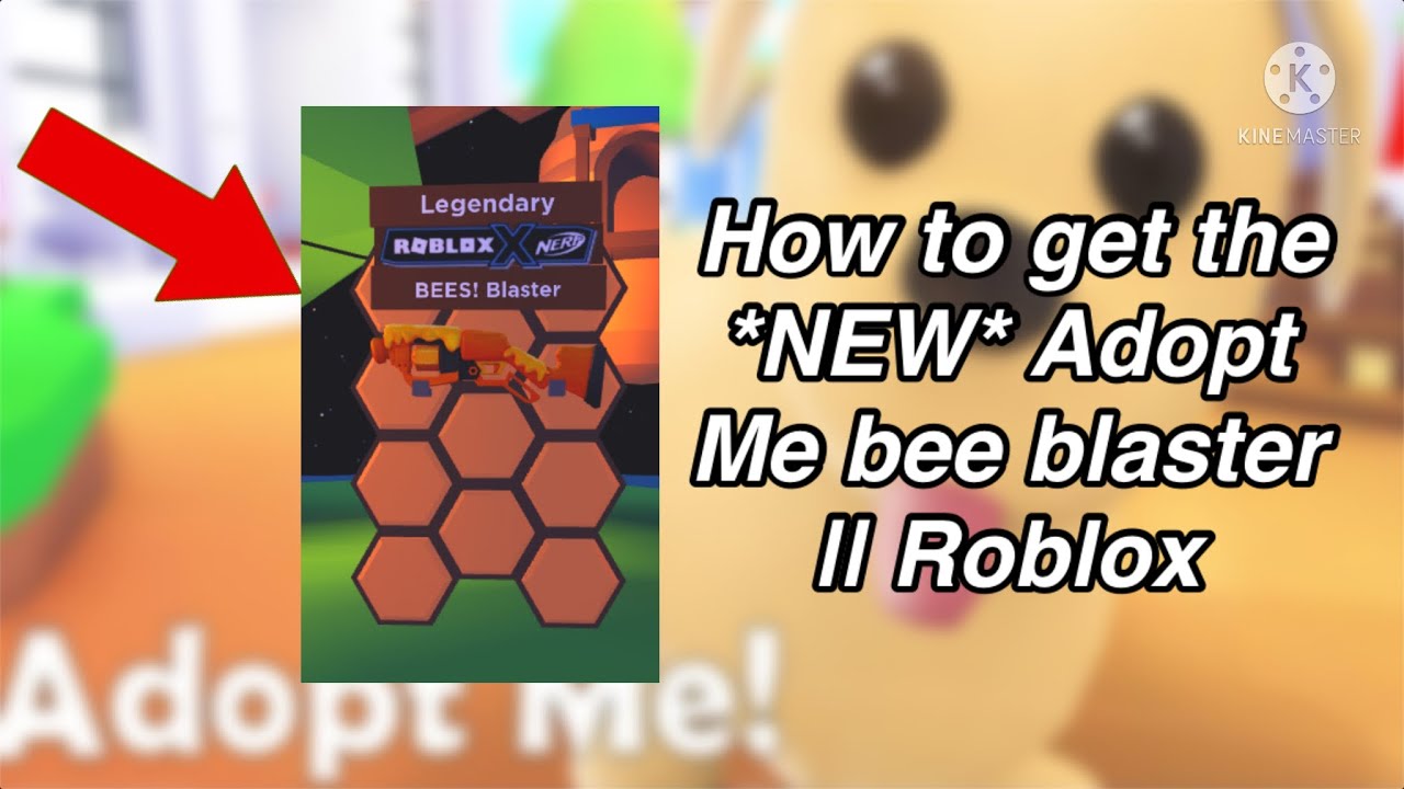 How to get the *NEW* Adopt Me bee blaster || Roblox (read desc👇🏻) - YouTube