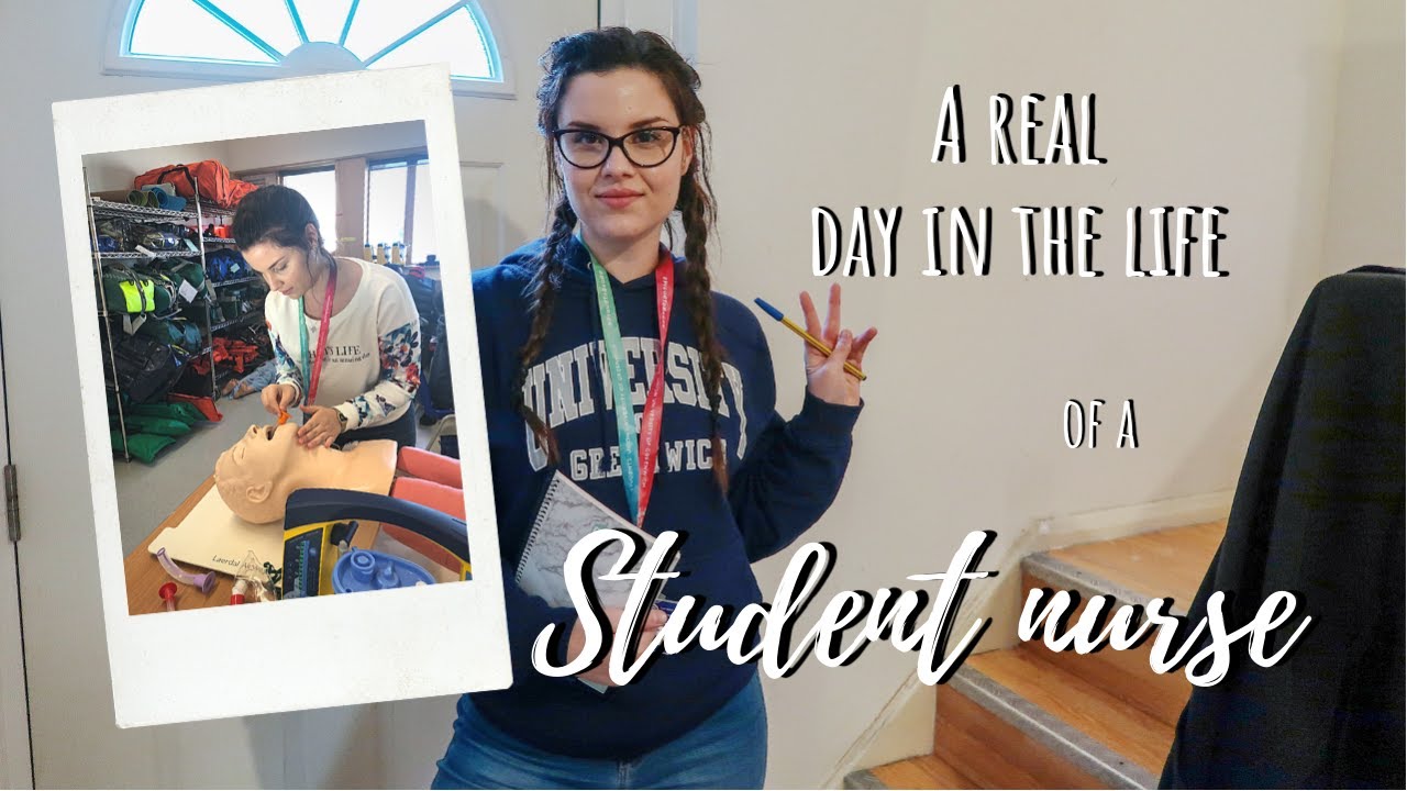 A REAL DAY IN THE LIFE OF A STUDENT NURSE - YouTube