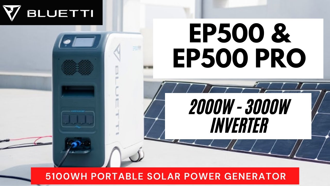 BLUETTI EP500/Pro | 5100Wh Solar Generator (Portable) #bluetti # ...