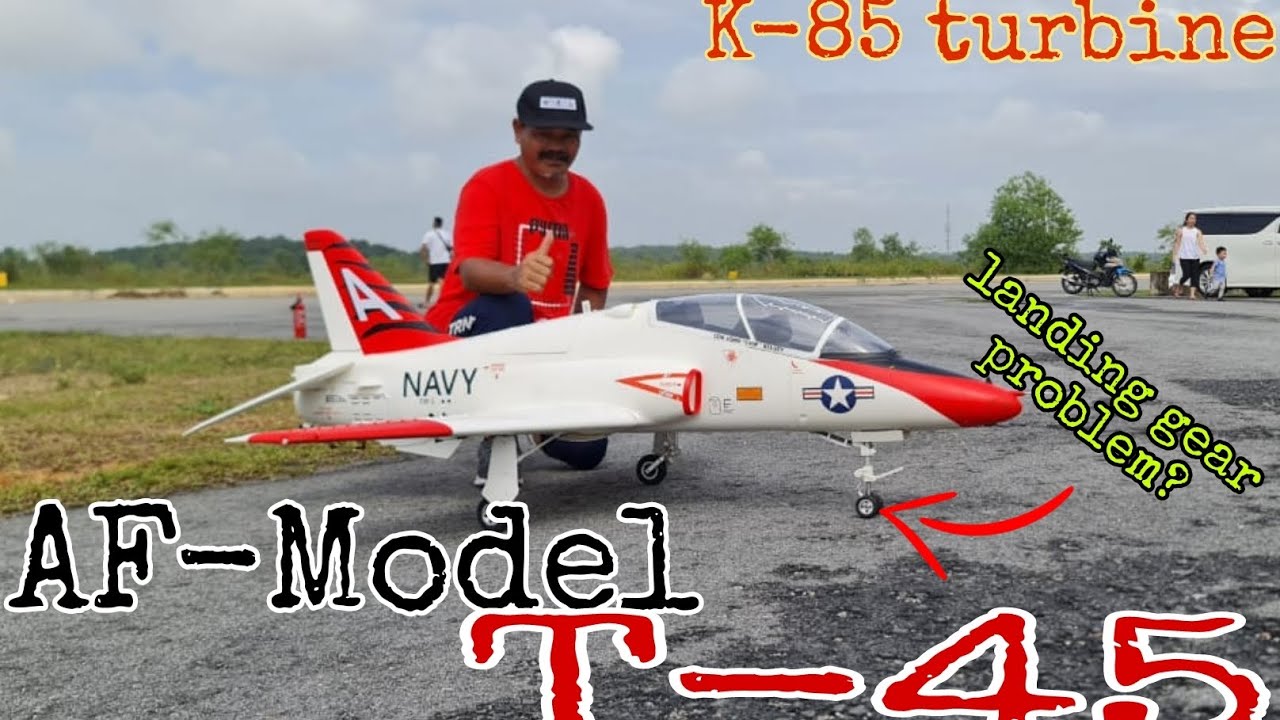 AF-Model T45 with kingtech K85 turbine flown by Pilot Jeff Drc toys ...
