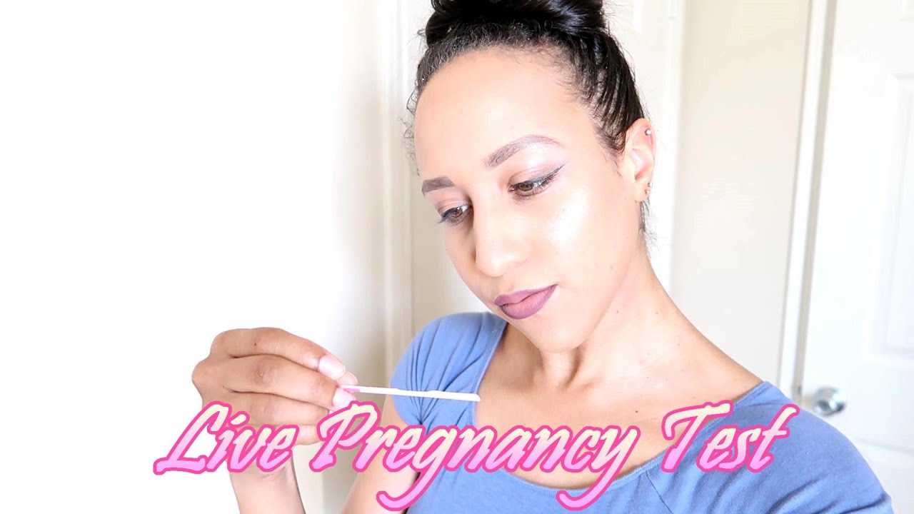 Live Pregnancy Test | 9dpo - YouTube