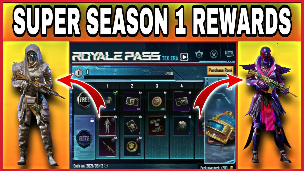 Pubg Super Season 1 M1 Rewards Complete | Pubg SS1 Rewards | Pubg ...