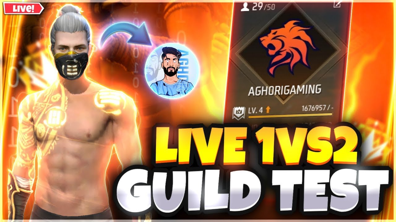 AG SNIPER IS LIVE 👻 GARENA FREE FIRE 🤯GUILD TEST #freefirelive # ...