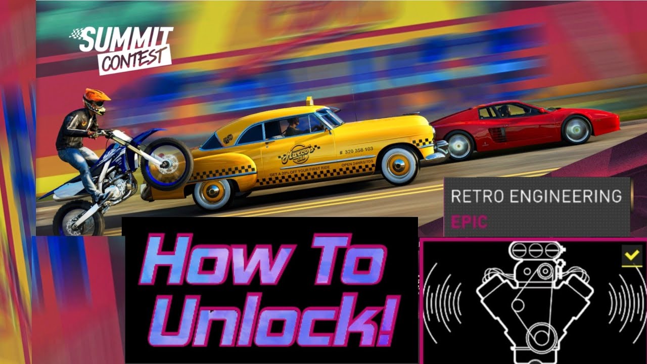 How To Unlock Retro Engineering (Audio Signature) | The Crew Motorfest - YouTube