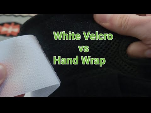 Velcro Crunch 506 White Velcro Vs Hand Wrap ASMR - YouTube