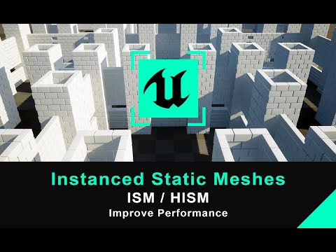 Unreal Engine 5 Tutorial - Instanced Static Meshes - ISM/HISM [1/4]