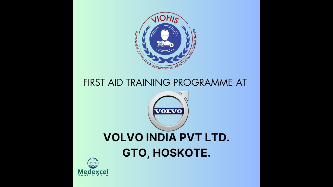 First Aid Training at VOLVO INDIA PVT LTD. - YouTube