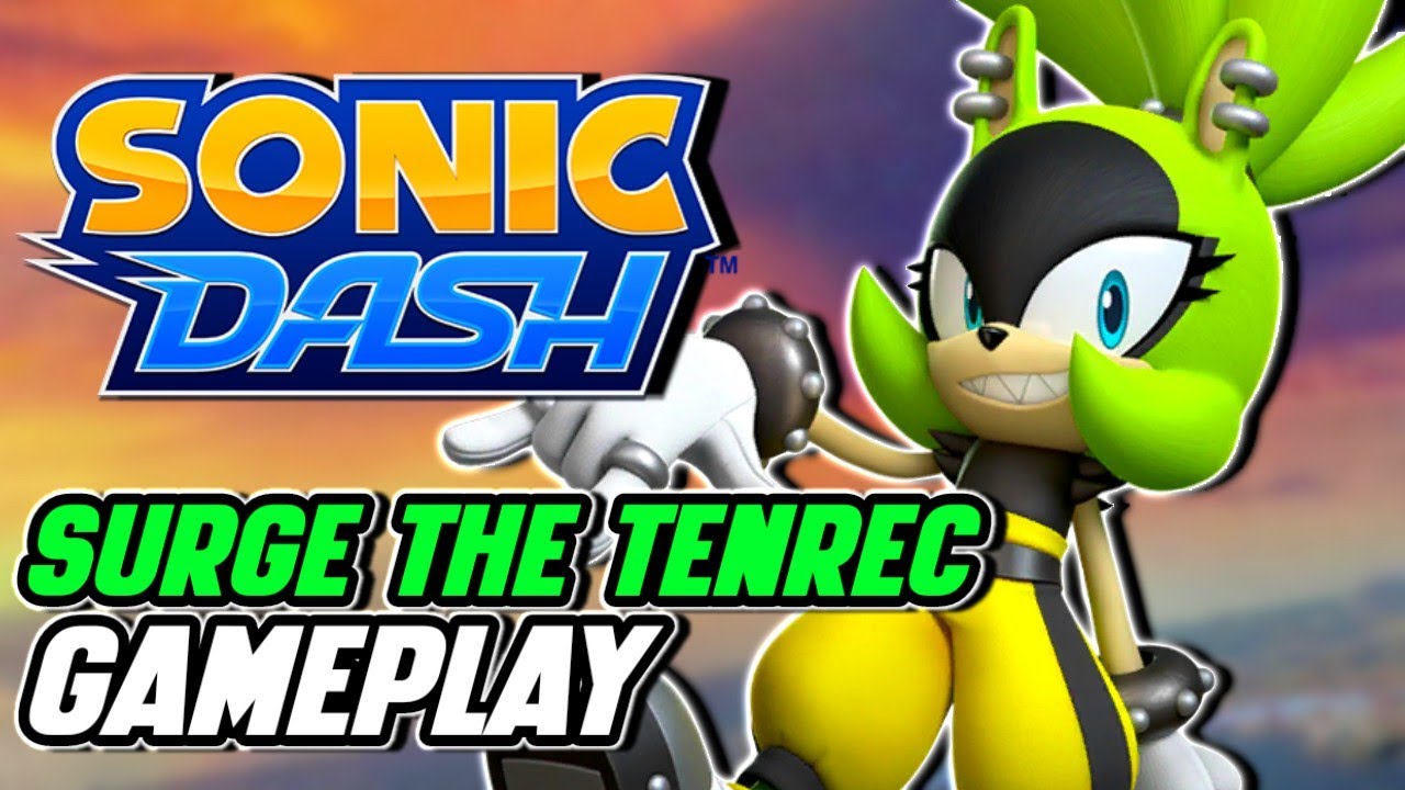 SURGE THE TENREC GAMEPLAY SHOWCASE - Sonic Dash - YouTube