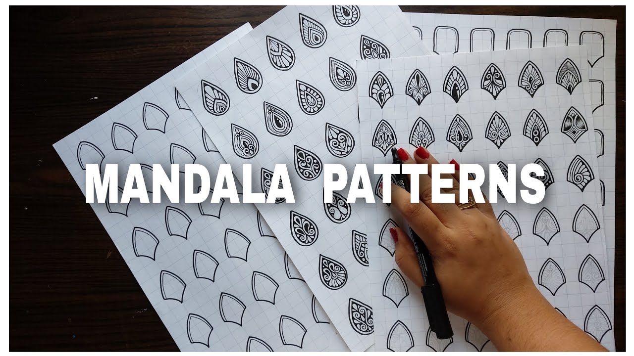 Mandala Patterns [Beginners to Intermediate] - PART 2 - YouTube