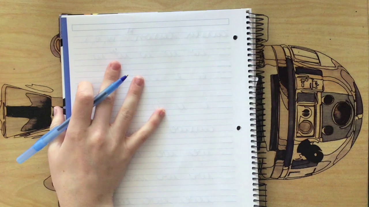 Ms. Johnson Cursive Lesson #1 - w, e, i - YouTube