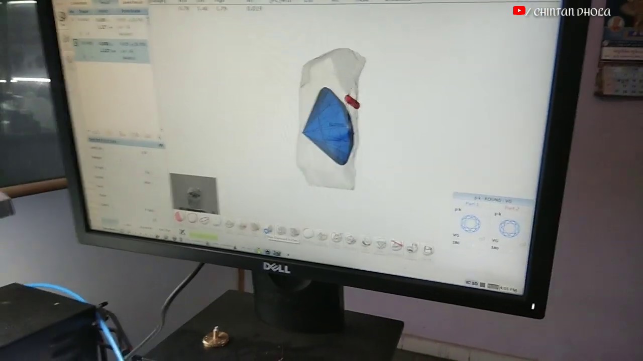 Magnus Diamond Planning Machine | Ball Inclusion On Rough Diamonds ...