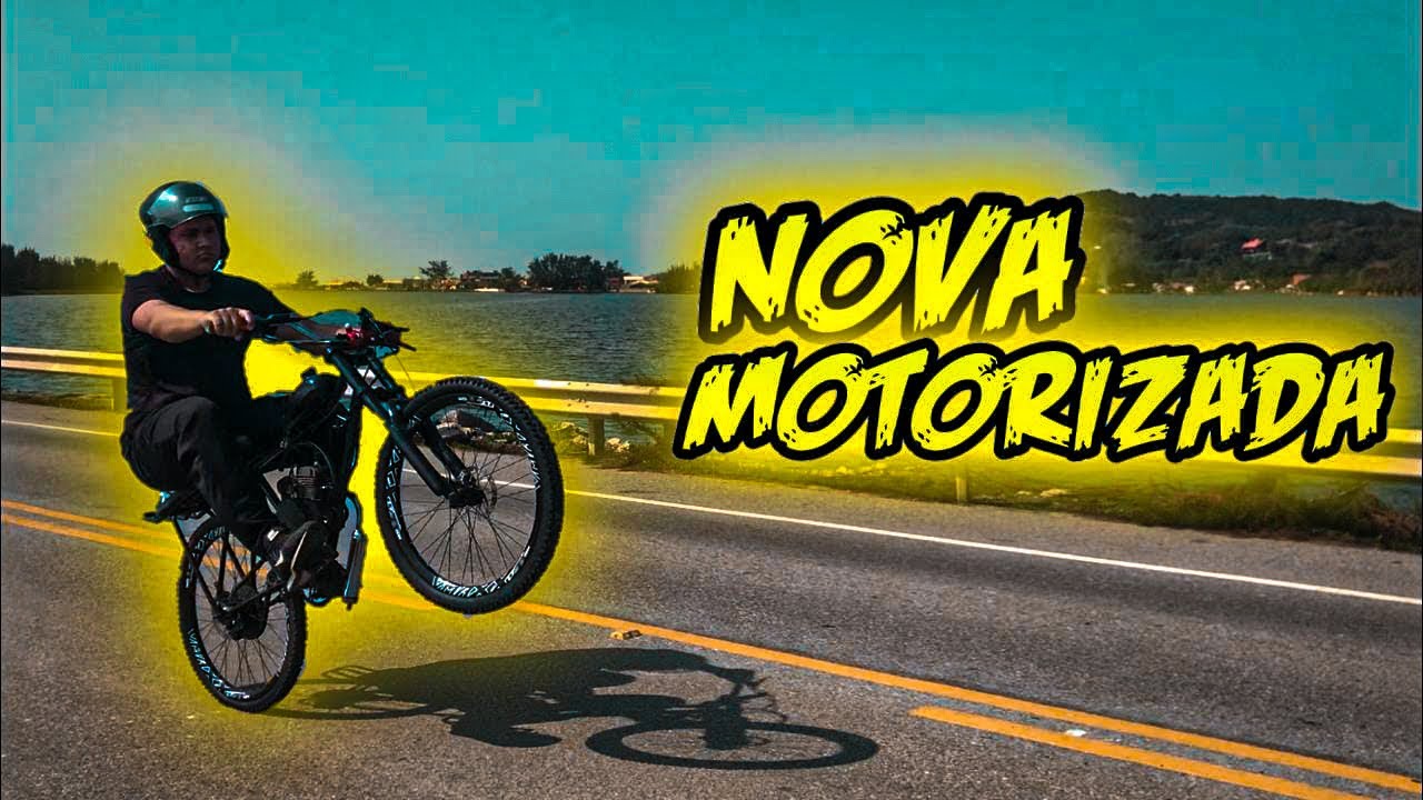 MONTEI UMA MOTORIZADA 50cc !! *ficou top* - YouTube