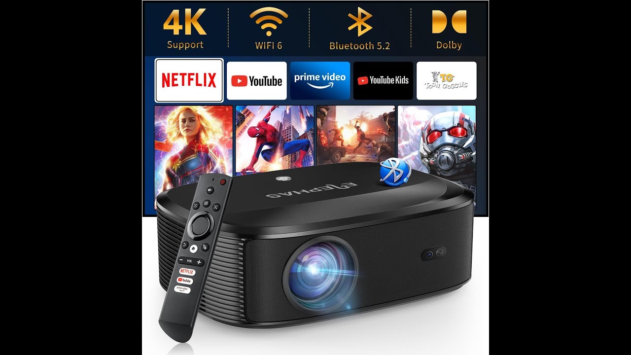 ELEPHAS Outdoor Movie Projector Review – Pros & Cons - 4K Projector ...