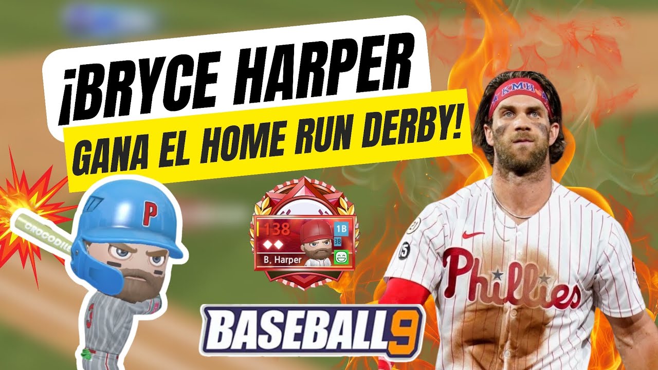 La RONDA PERFECTA de 24 HR 🔥 con Bryce Harper en BASEBALL 9 - YouTube