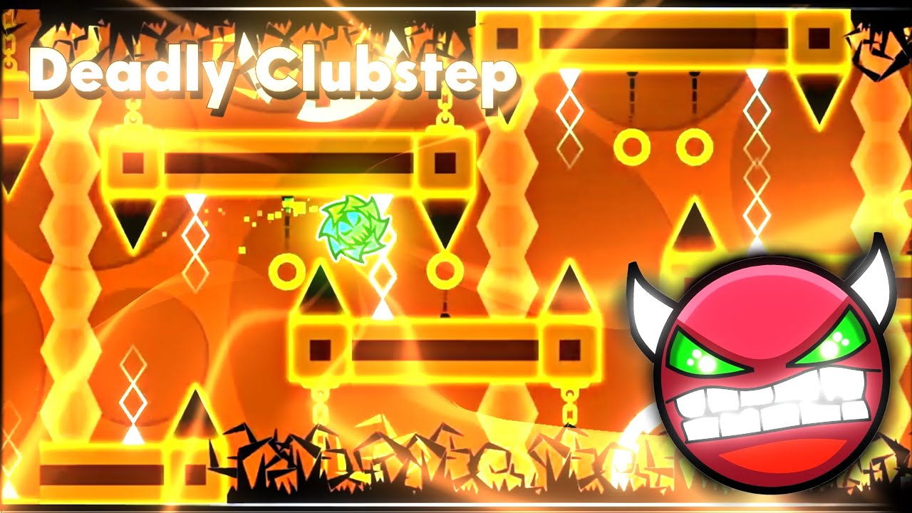 2 ATTEMPT AFTER SWITCHING TO 165?!! - Geometry dash deadly clubstep 100% (hard demon) - YouTube