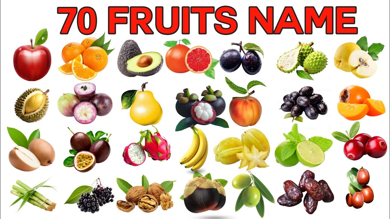 Name Of Fruits In English