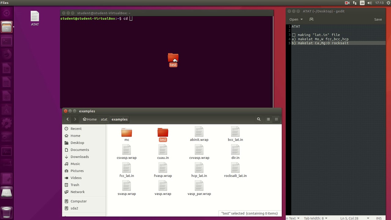 ATAT (making lat.in file) - YouTube