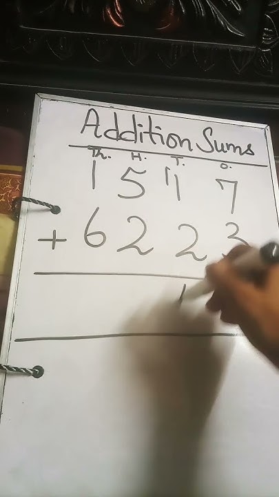 Simple Addition Sums - YouTube