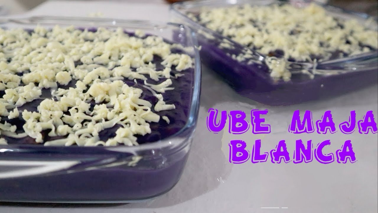 How to make Ube Maja Blanca| Ube Maja Blanca Recipe - YouTube
